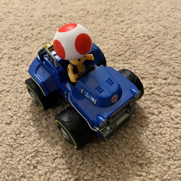 Super Mario Bros | Toys | Super Mario Bros Toad With Kart | Poshmark